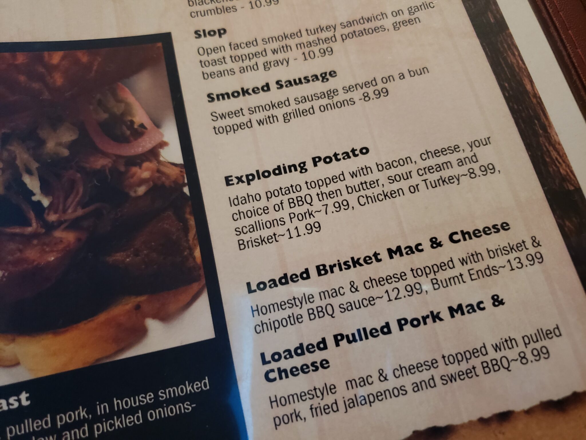 Slow & Low Bar-B-Que - review... menu ⋆ malarkey