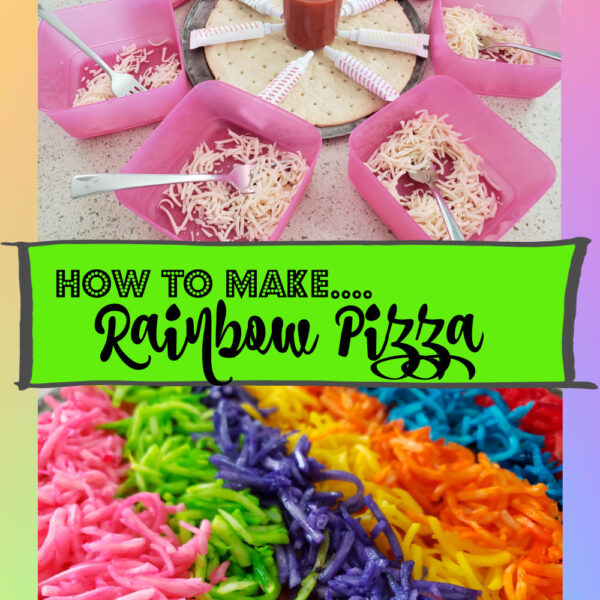 How to make Rainbow Pizza... easy recipe ⋆ malarkey