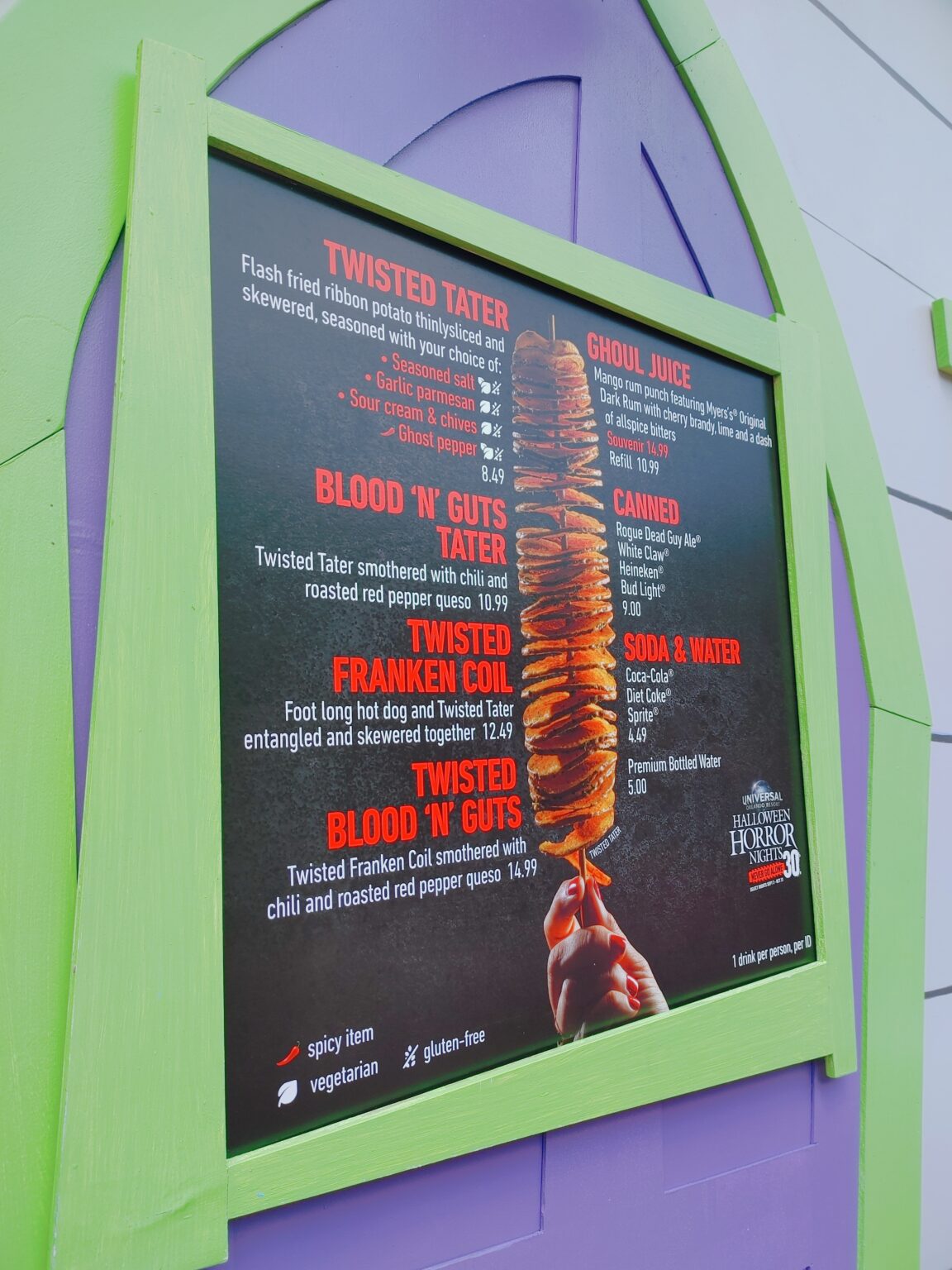 Halloween Horror Nights - Food & Drink Selections ⋆ malarkey