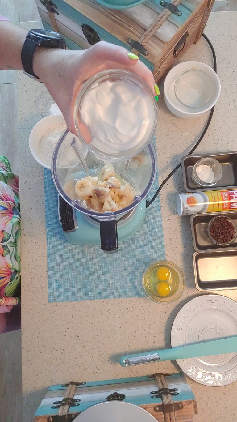 How to make banana bread in the blender ⋆ malarkey