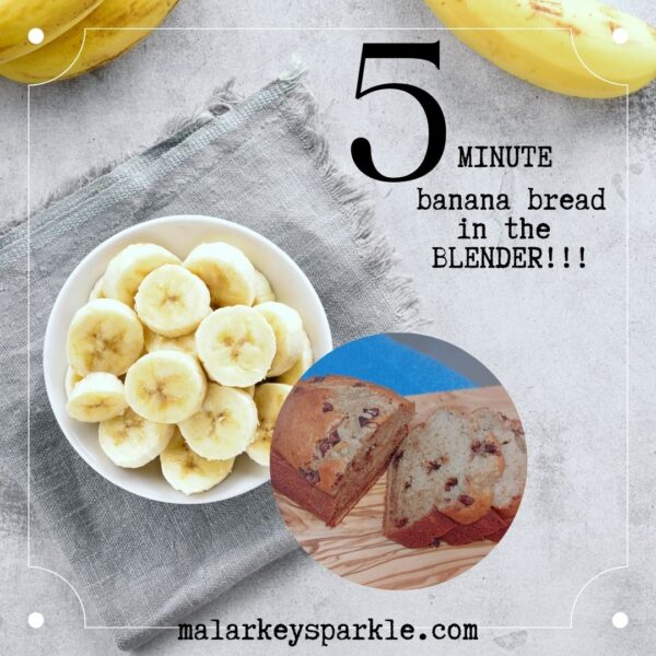 How to make banana bread in the blender ⋆ malarkey