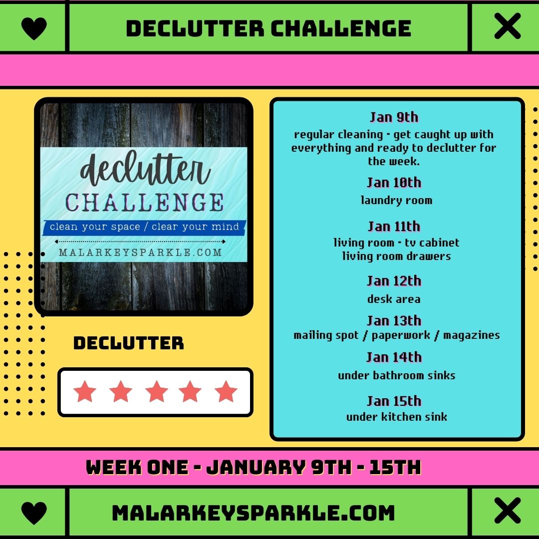 declutter your life - week 2 ⋆ malarkey